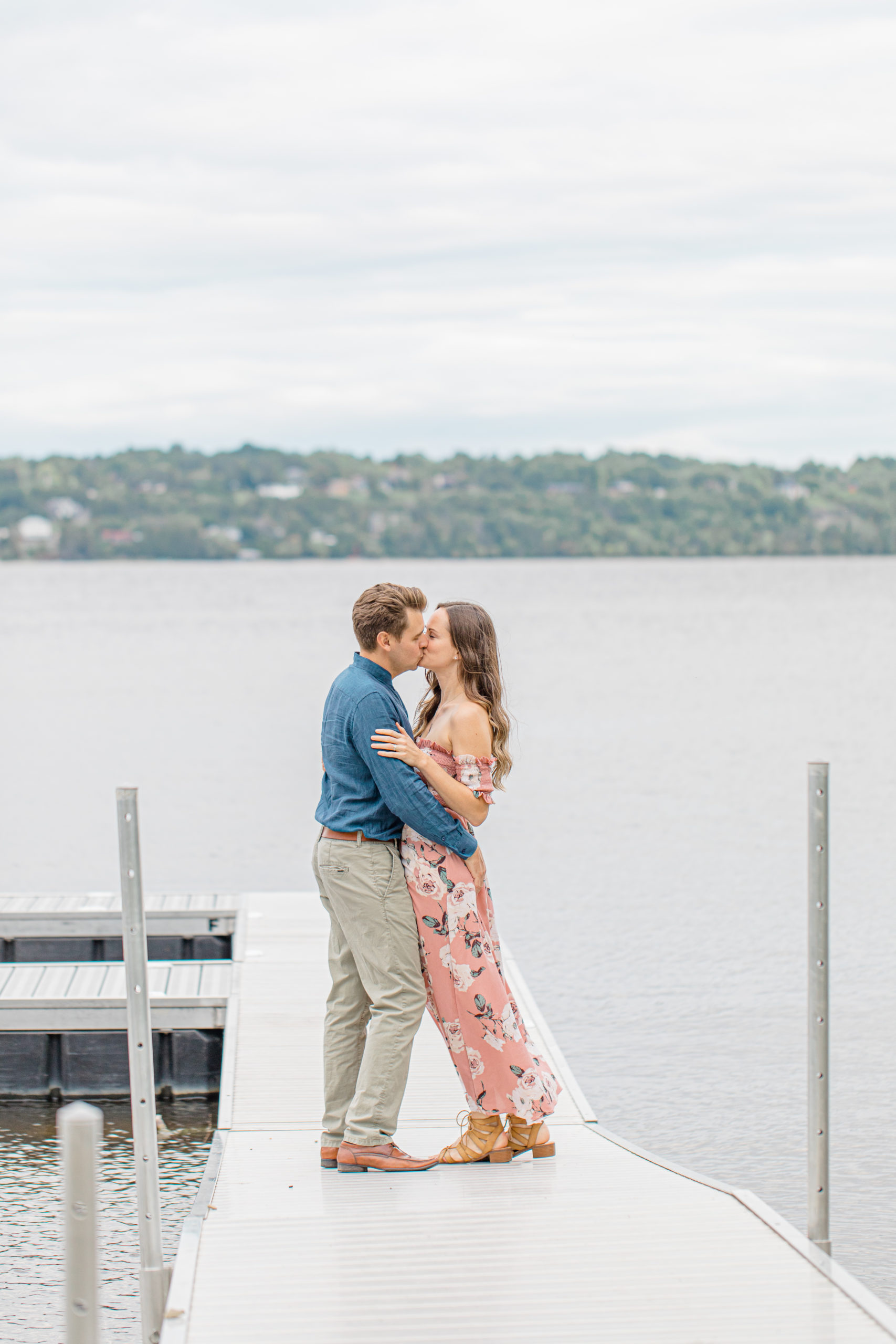 Cloudy Engagement Pinhey's Point - Grey Loft Studio
