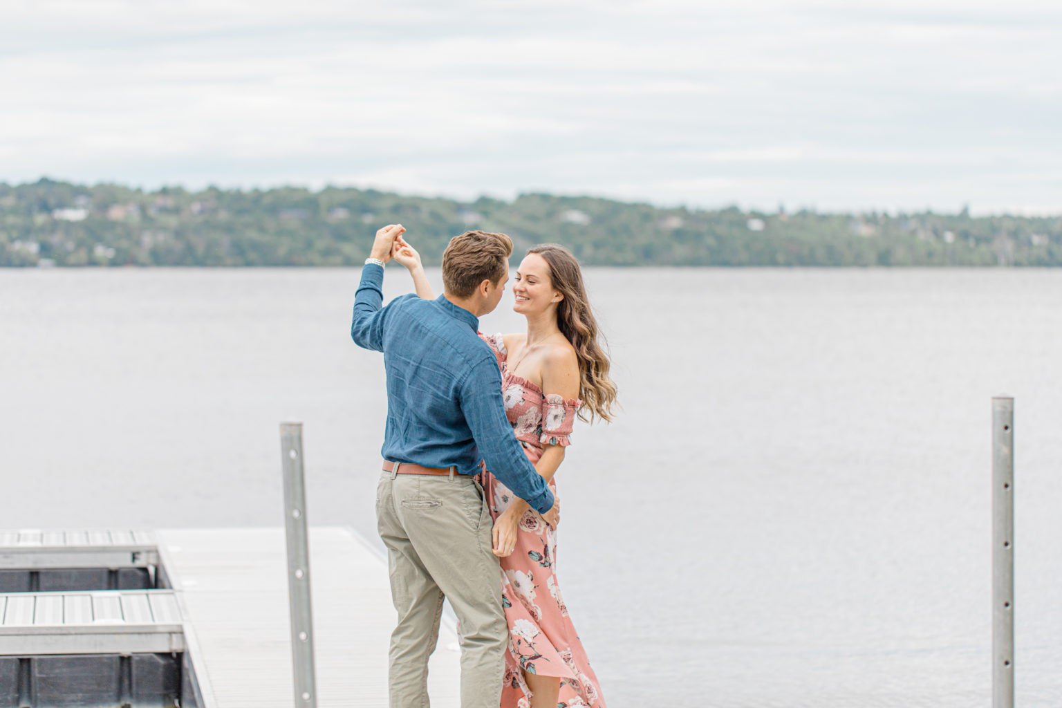 Cloudy Engagement Pinhey's Point - Grey Loft Studio