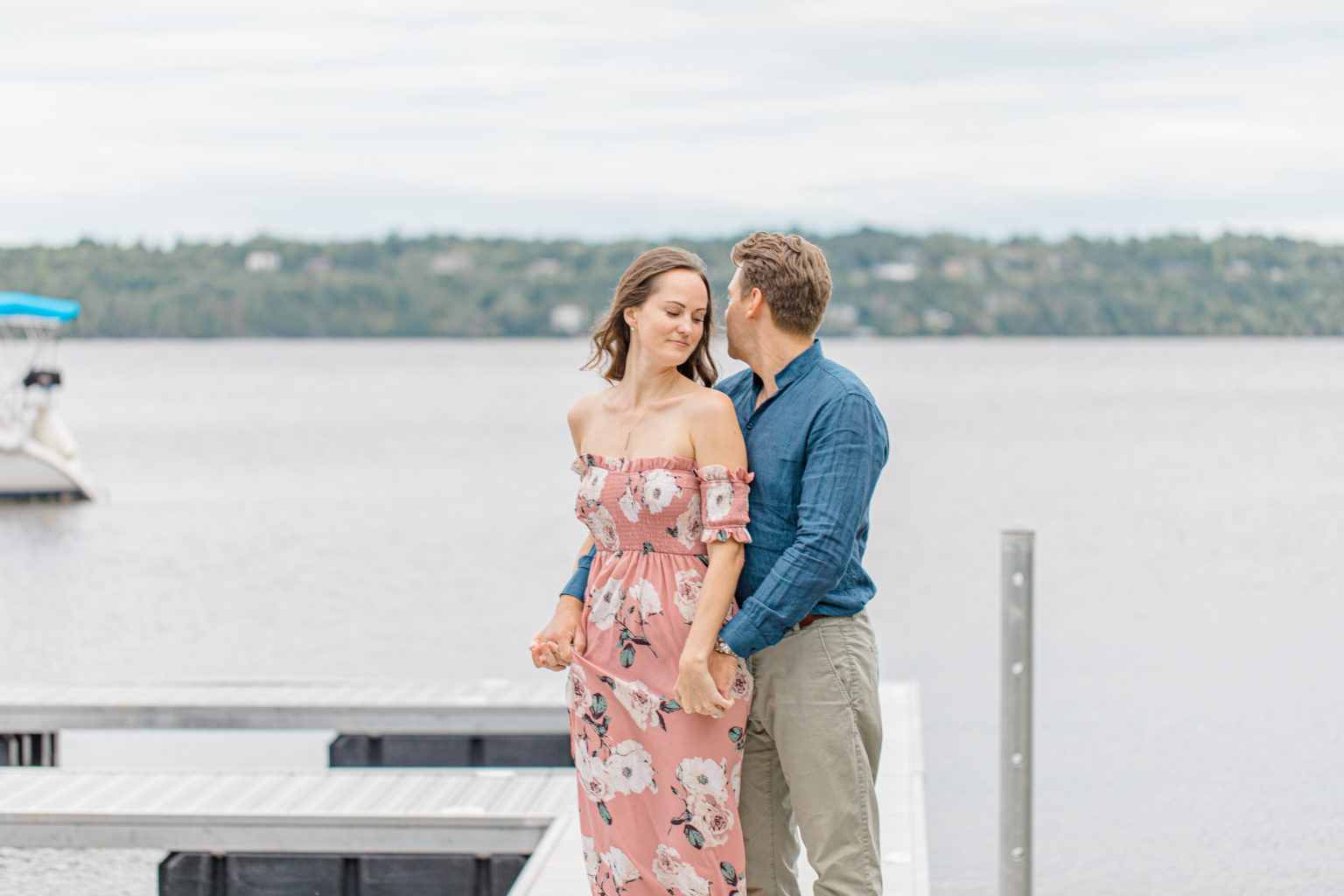 Cloudy Engagement Pinhey's Point - Grey Loft Studio