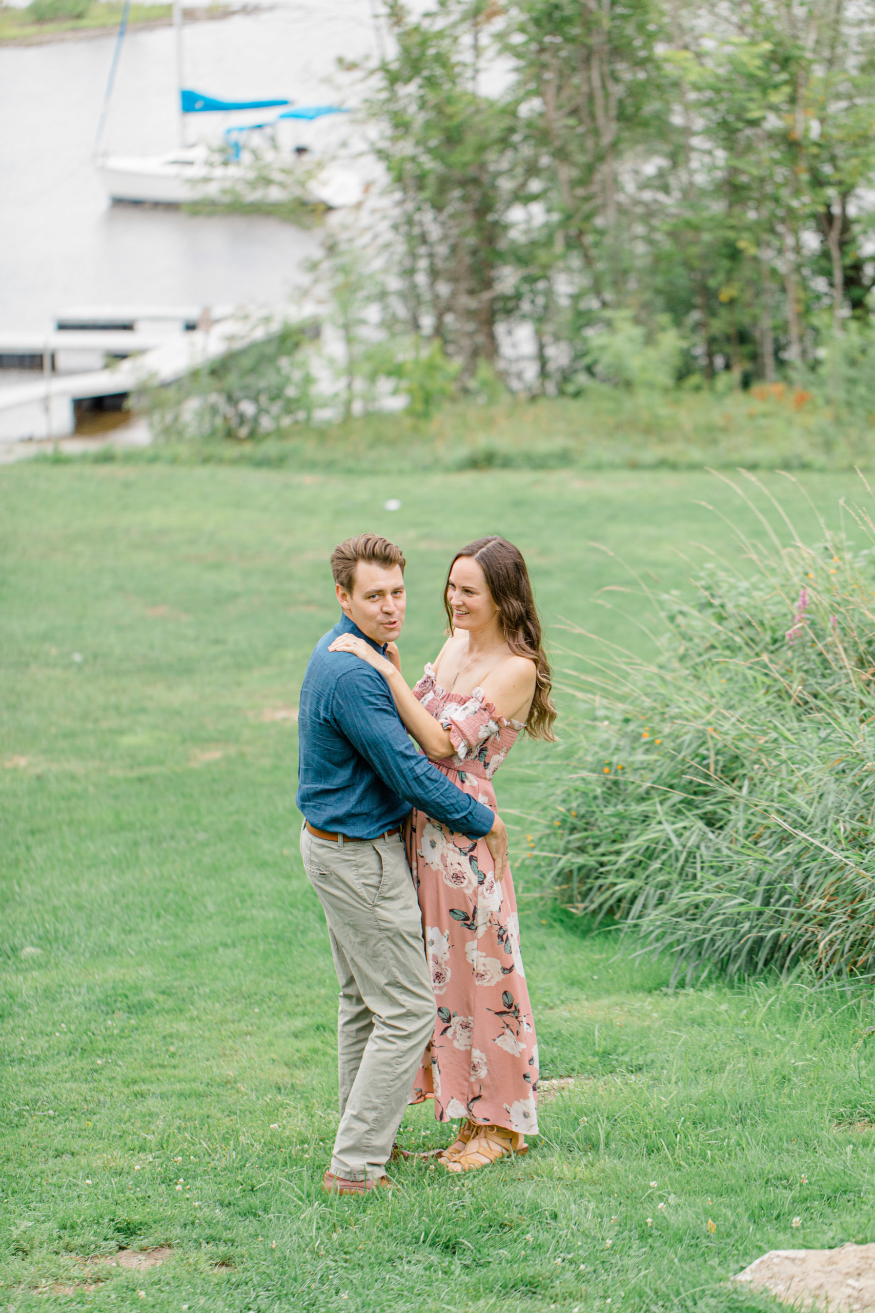 Cloudy Engagement Pinhey's Point - Grey Loft Studio